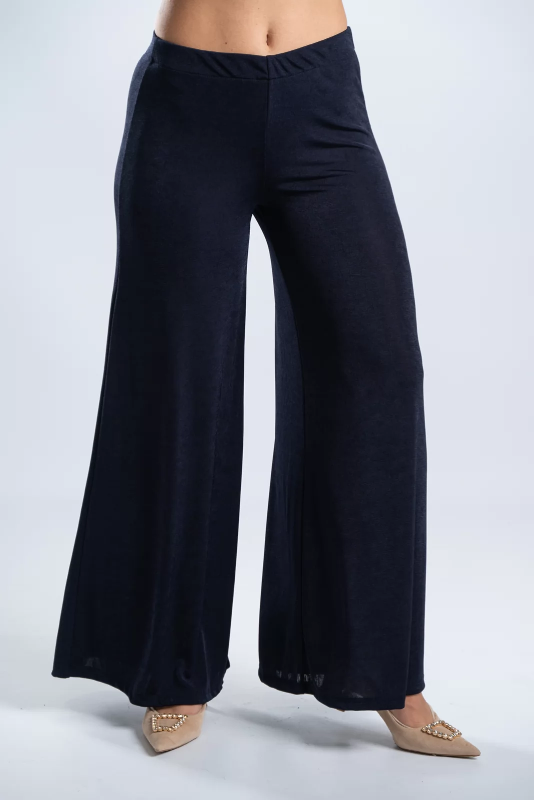 Παντελόνι Ζέρσει Navy | Marilyn Boutique